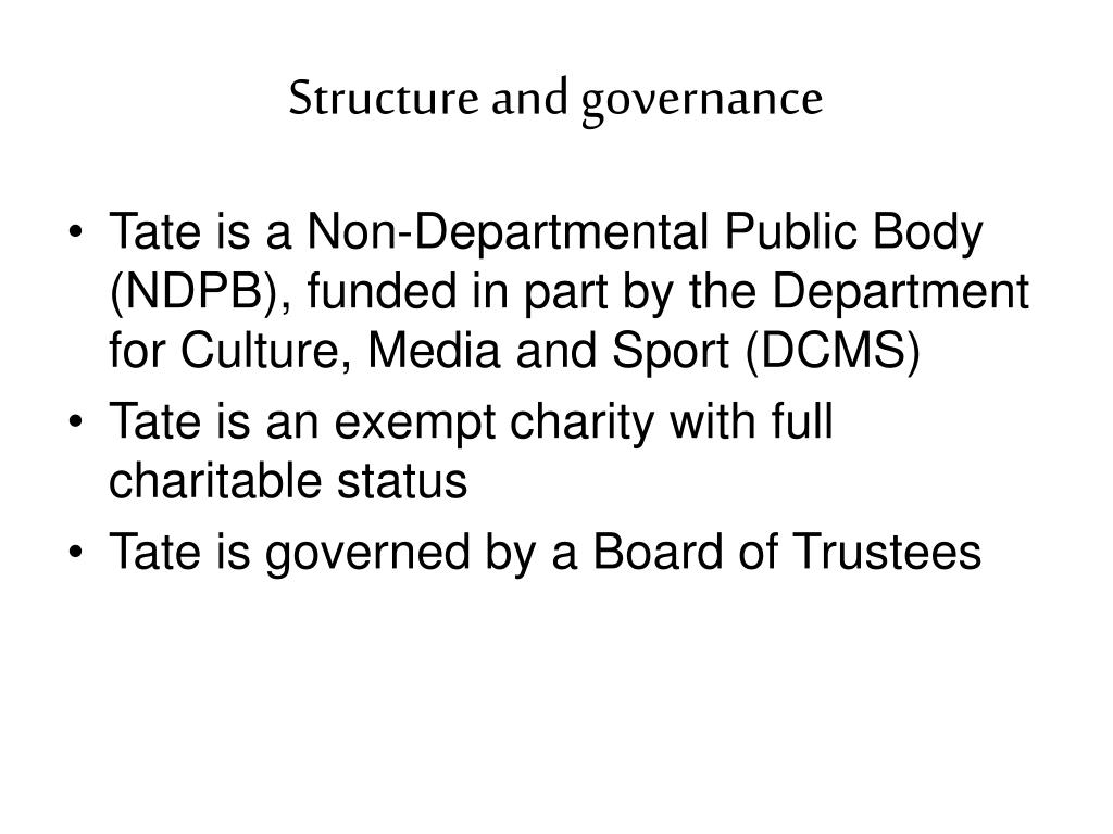 PPT - Public Sector Funding at Tate PowerPoint Presentation, free ...
