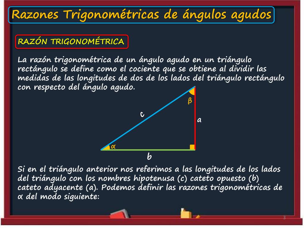 Ppt Razones Trigonométricas De ángulos Agudos Powerpoint Presentation