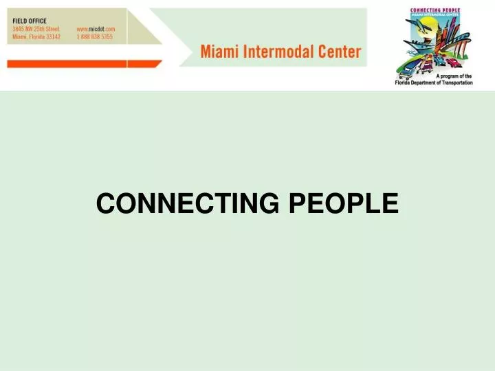 PPT - CONNECTING PEOPLE PowerPoint Presentation, free download - ID:2892982