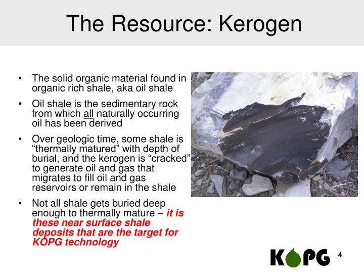PPT - Kerogen Oil Production Group, LLC PowerPoint Presentation - ID ...