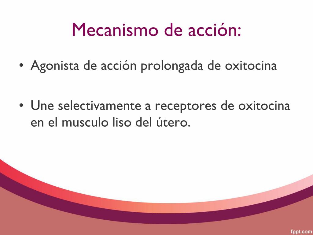PPT - OXITOCINA, CARBETOCINA Y PROSTAGLANDINAS PowerPoint Presentation ...