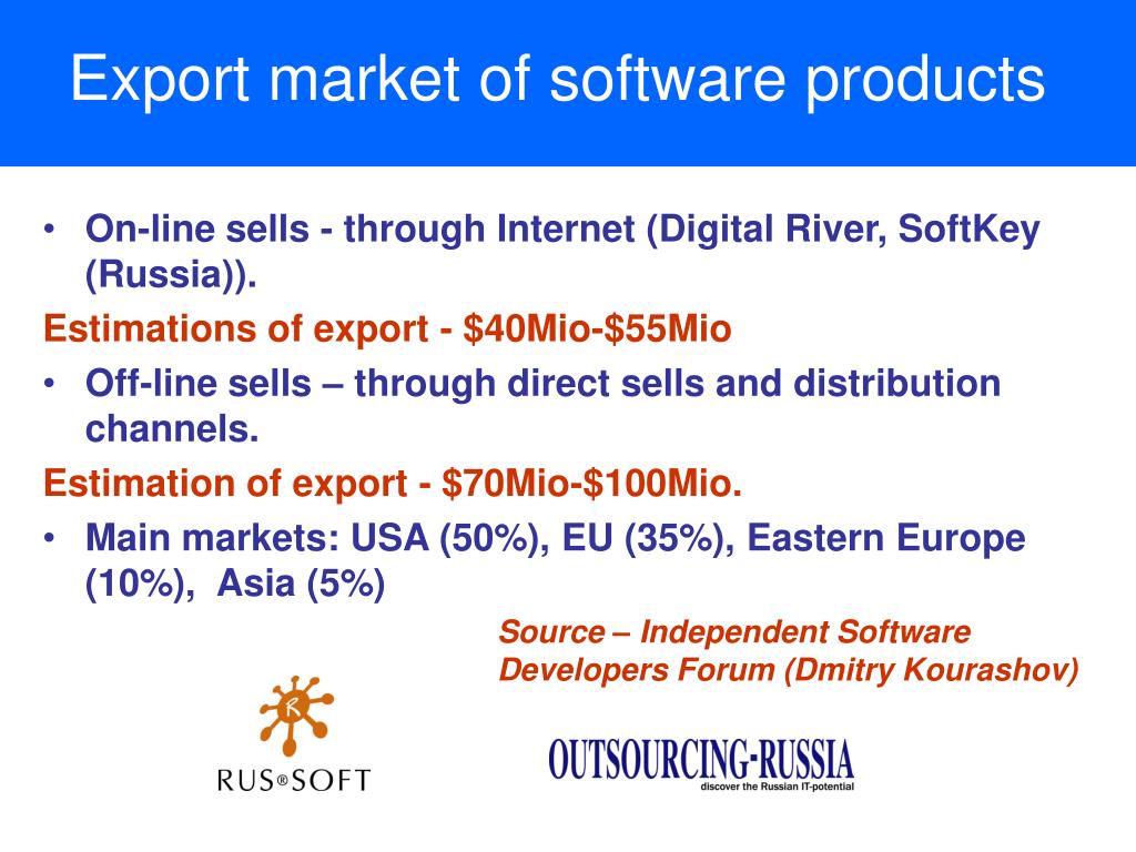 PPT - The Russian Offshore Software and Product Development Industry Survey PowerPoint ...