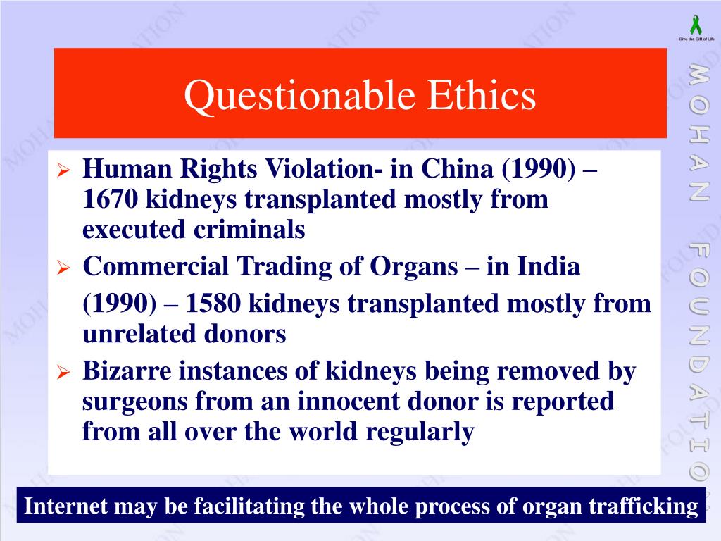 PPT - ORGAN DONATION & TRANSPLANTATION- Legal & Social Issues ...