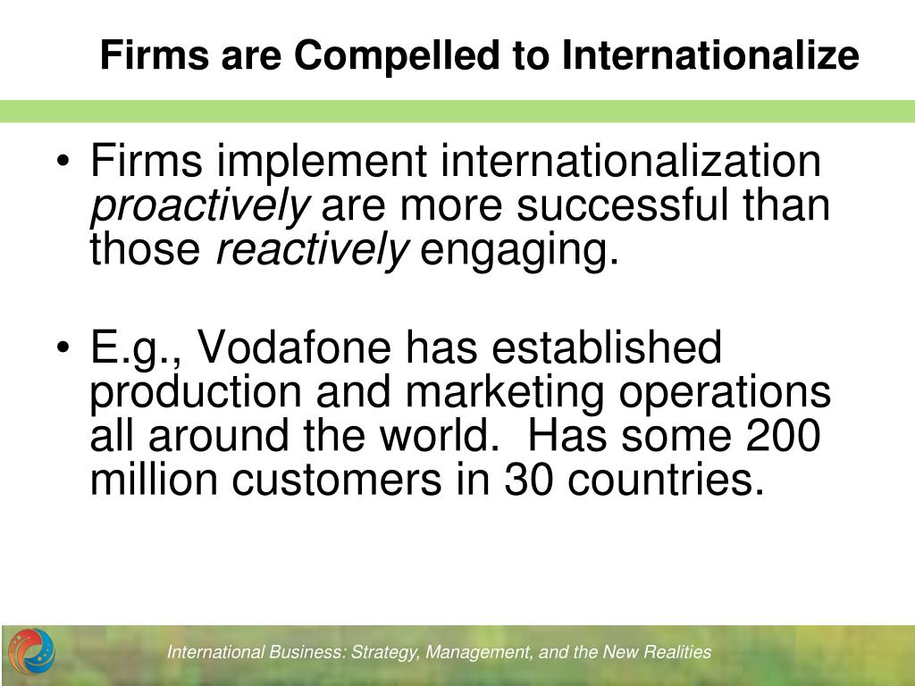 PPT - Chapter 2 Globalization of Markets and the Internationalization ...