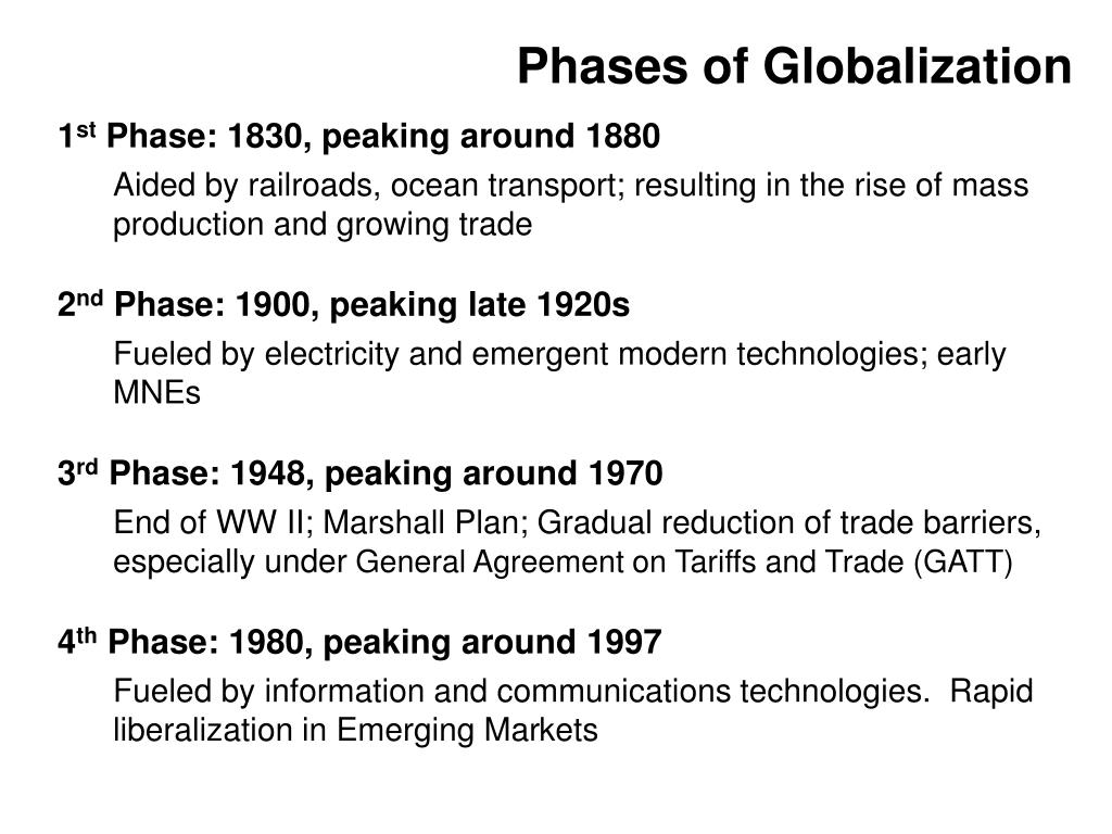 PPT - Chapter 2 Globalization of Markets and the Internationalization ...