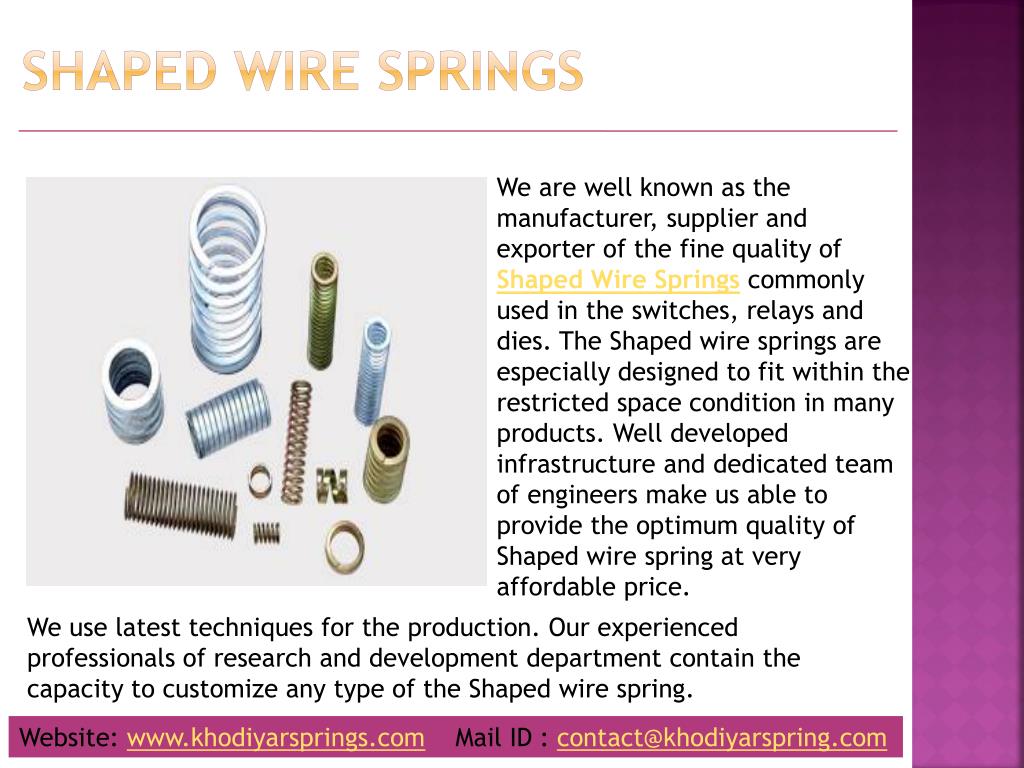 PPT - Compression Springs Torsion Springs Extension Springs Disc S ...