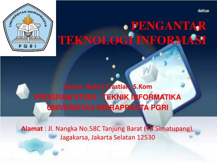 PPT - PENGANTAR TEKNOLOGI INFORMASI PowerPoint Presentation, free ...