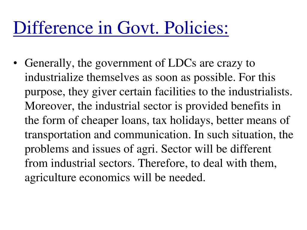 PPT - AGRICULTURE : ECONOMICS AND POLICY PowerPoint Presentation, free ...