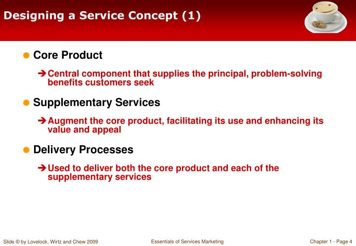 PPT - CHAPTER 4 Developing S ERVICE Products: Core and Supplementary ...
