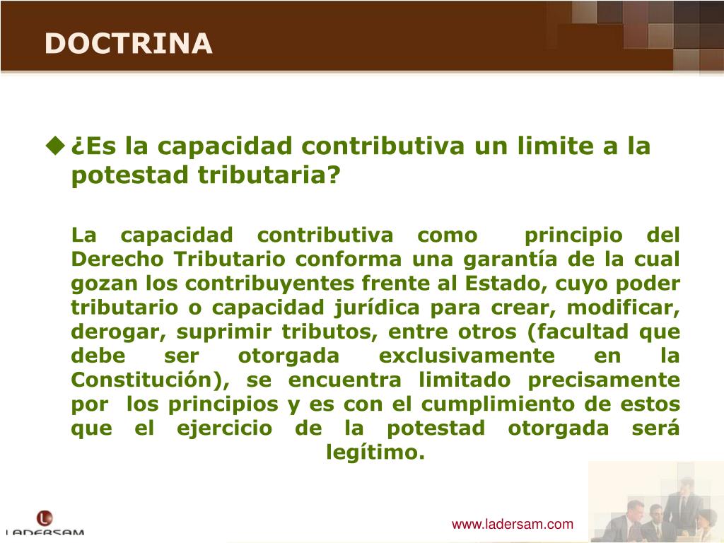 PPT - PRINCIPIO DE CAPACIDAD ECONÓMICA Y CONTRIBUTIVA PowerPoint ...