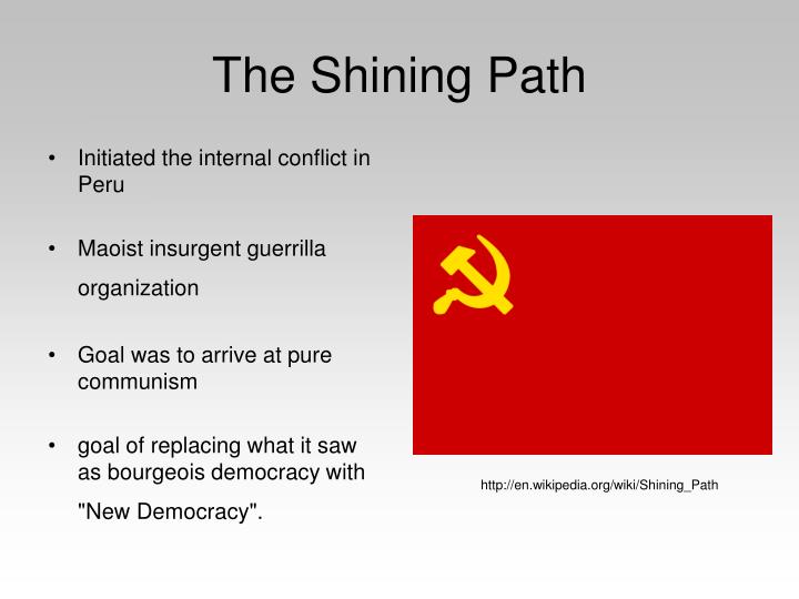 PPT - The Peruvian Civil War and the Shining Path PowerPoint ...