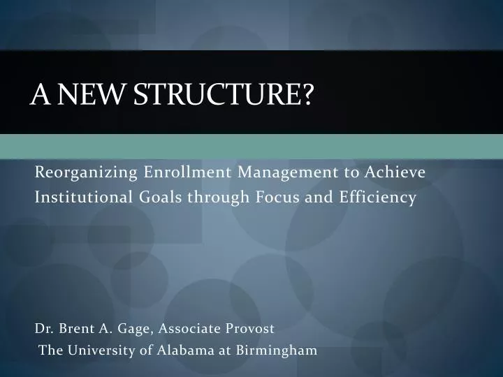 PPT - A New Structure? PowerPoint Presentation, free download - ID:2908178