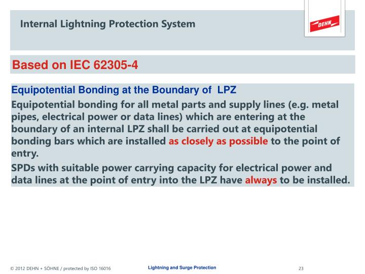 PPT - Lightning and Surge Protection according to IEC 62305 PowerPoint ...
