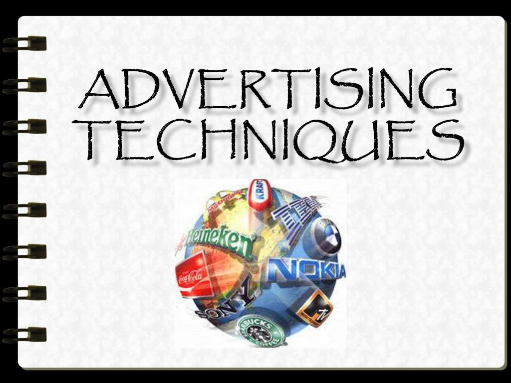 PPT - Advertising techniques PowerPoint Presentation, free download ...