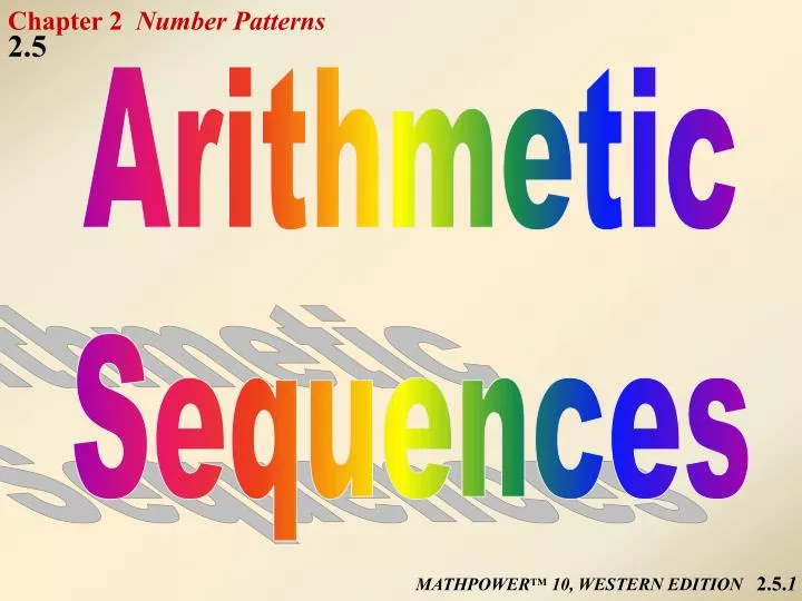 PPT - Arithmetic Sequences PowerPoint Presentation, free download - ID ...