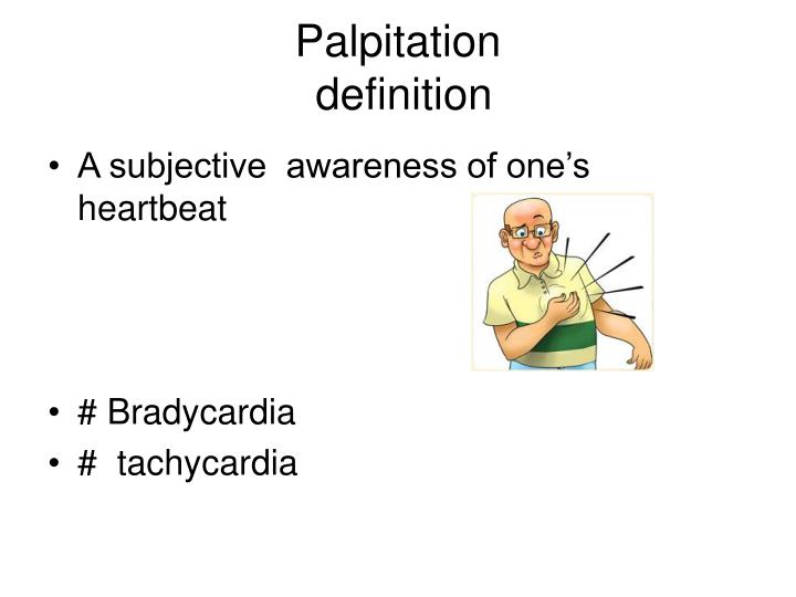 palpitating definition