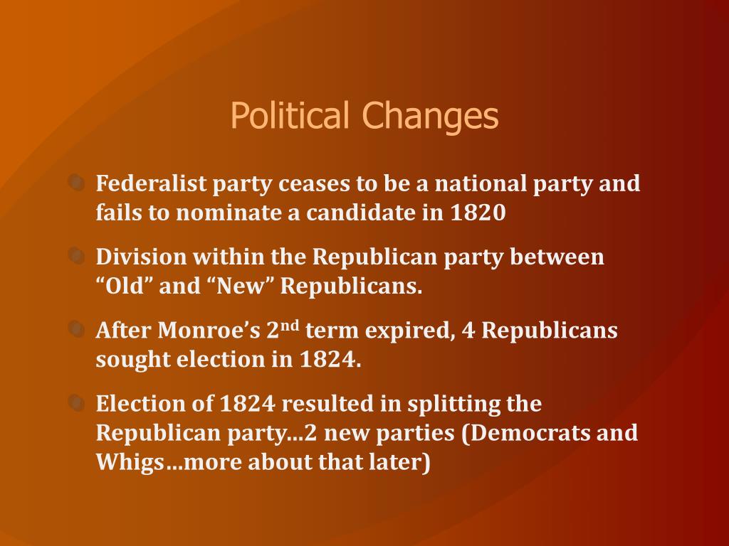 PPT - Era of Good Feelings: 1815-1829 PowerPoint Presentation, free ...