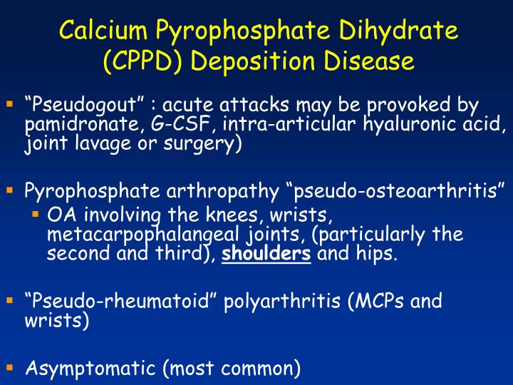 PPT - Crystal-induced arthritis & Osteoarthritis PowerPoint ...