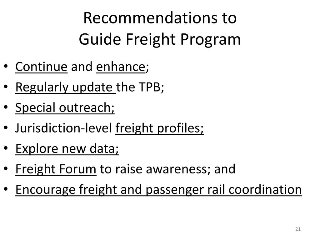 PPT - National Capital Region Freight Plan 2010 PowerPoint Presentation ...