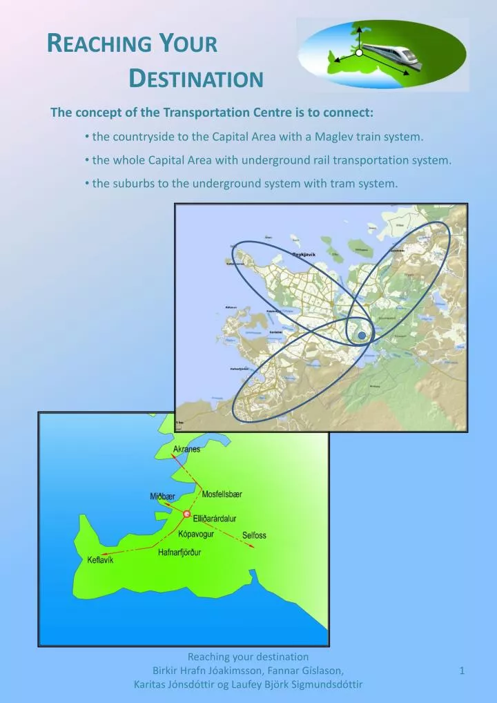 PPT - Reaching Your Destination PowerPoint Presentation, free download ...