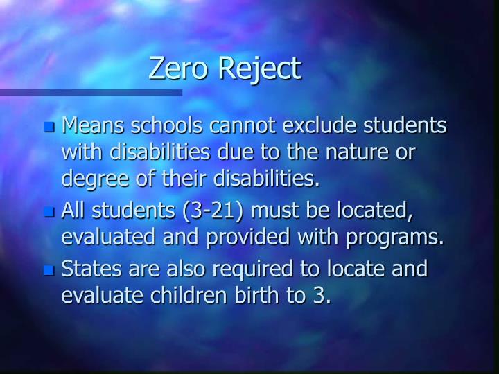 PPT - Zero Reject/Child Find PowerPoint Presentation - ID:2911190