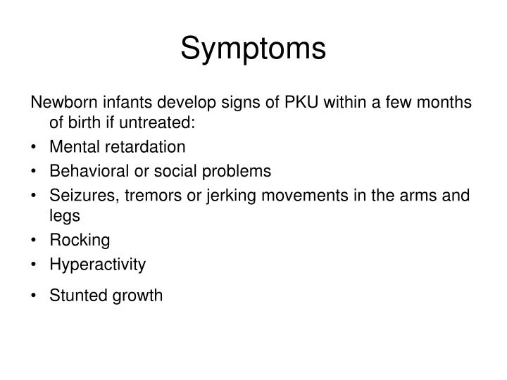 PPT - Phenylketonuria (PKU) PowerPoint Presentation - ID:2911270