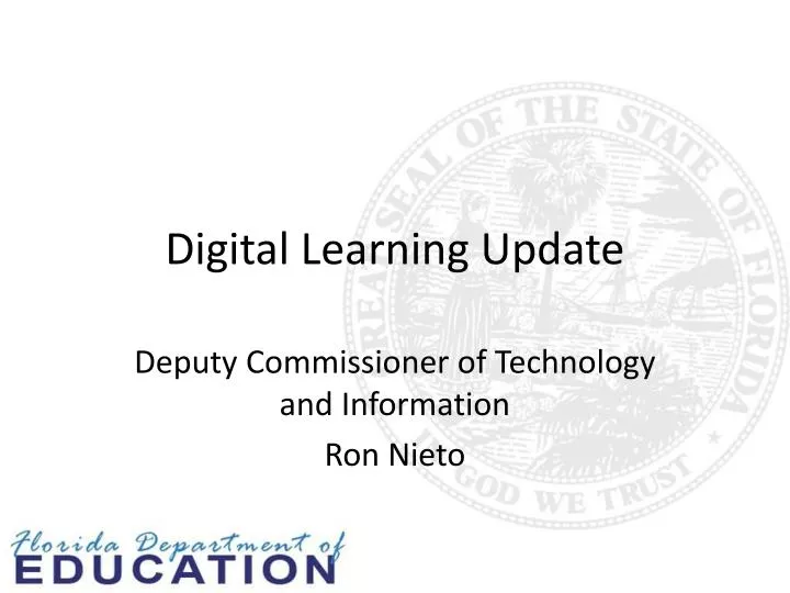 PPT - Digital Learning Update PowerPoint Presentation, free download ...