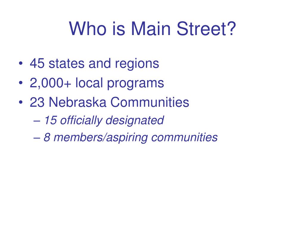 PPT - Revitalizing America's Downtowns: Keys to Success PowerPoint ...