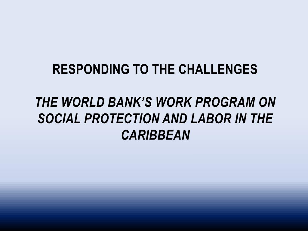 PPT - Social Protection in the Caribbean PowerPoint Presentation, free ...