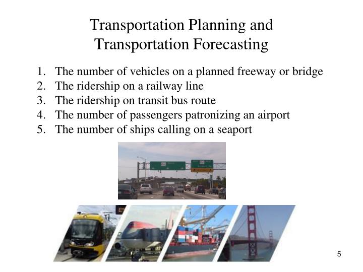 PPT - Transportation Planning and Travel Demand Forecasting PowerPoint ...