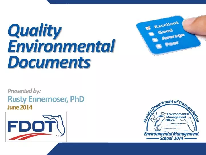 PPT - Quality Environmental Documents PowerPoint Presentation, free ...