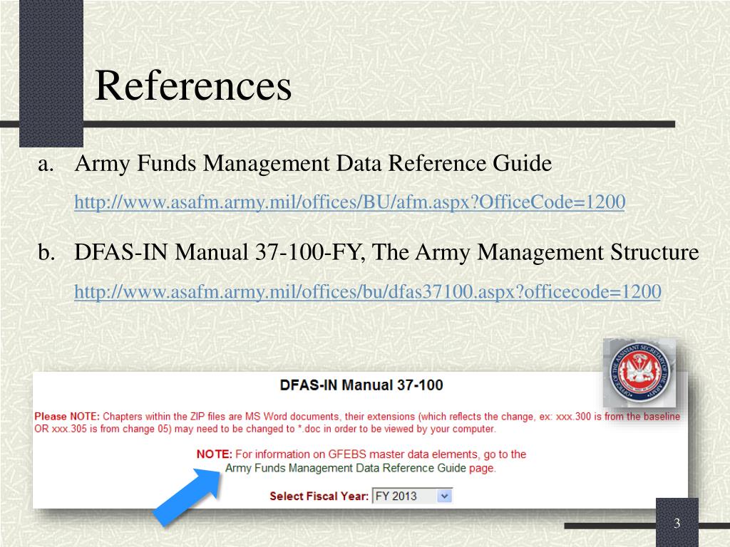 PPT - U.S. Army GFEBS Line of Accounting United States Army Financial ...