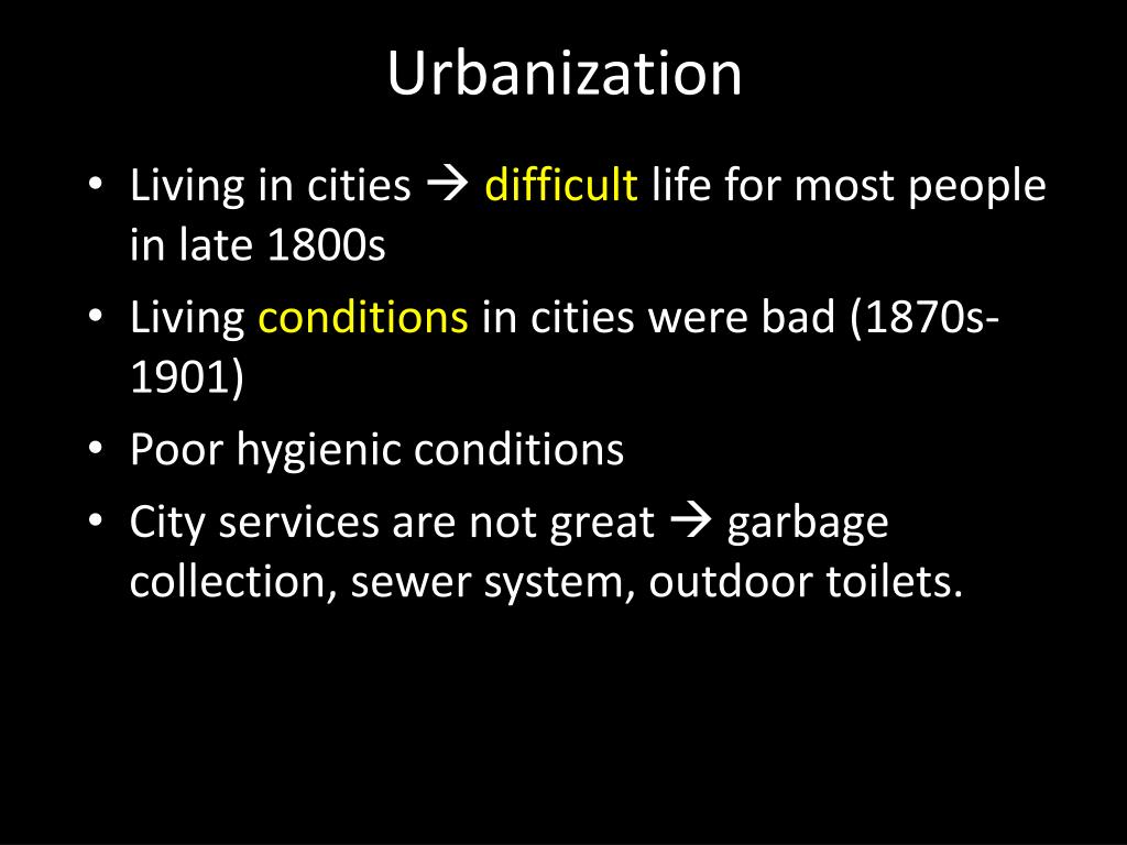 PPT - Industrialization and Urbanization in Canada in the late 1800s ...