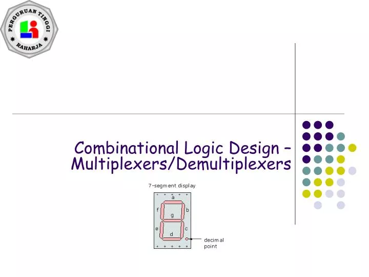 PPT - Combinational Logic Design – Multiplexers/Demultiplexers ... PPT - Combinational Logic Design – Multiplexers/Demultiplexers ...