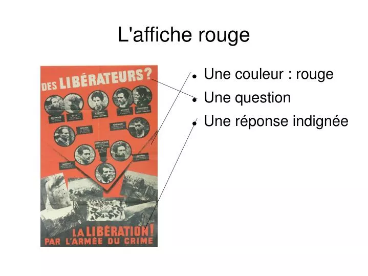 l'affiche rouge aragon