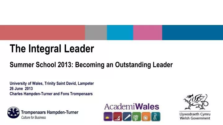 PPT - The Integral Leader PowerPoint Presentation, free download - ID ...