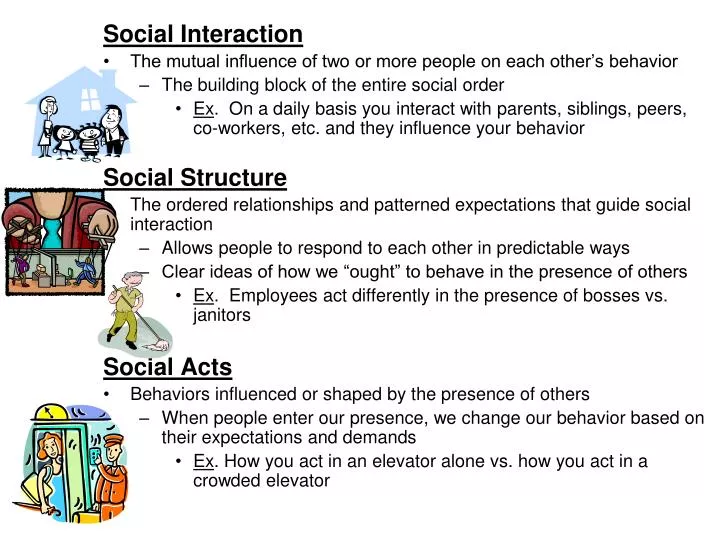 PPT - Social Interaction The mutual influence of two or more people on ...