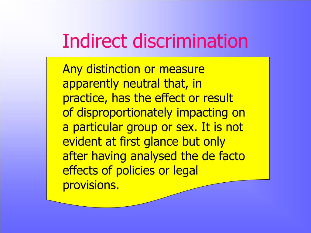 PPT - Convention 111 Discrimination (Employment and Occupation), 1958 ...