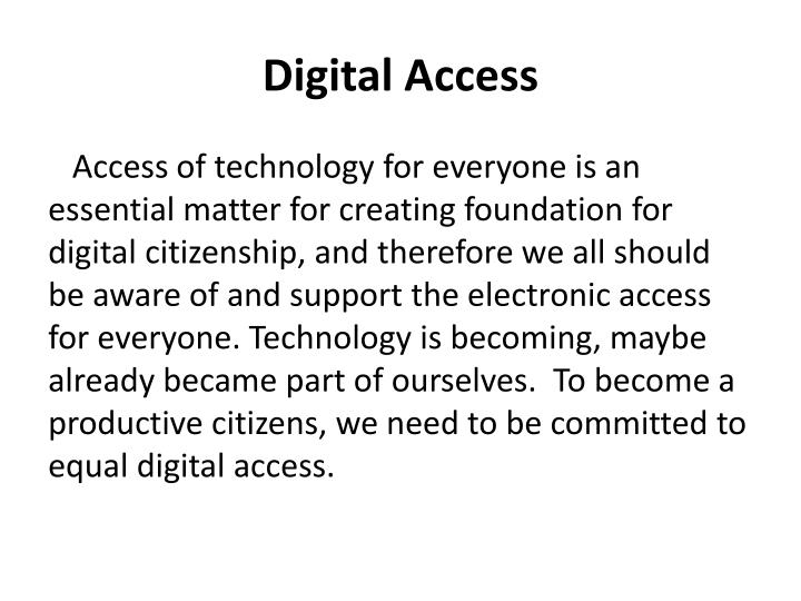 PPT - Nine Elements of Digital Citizenship PowerPoint Presentation - ID ...