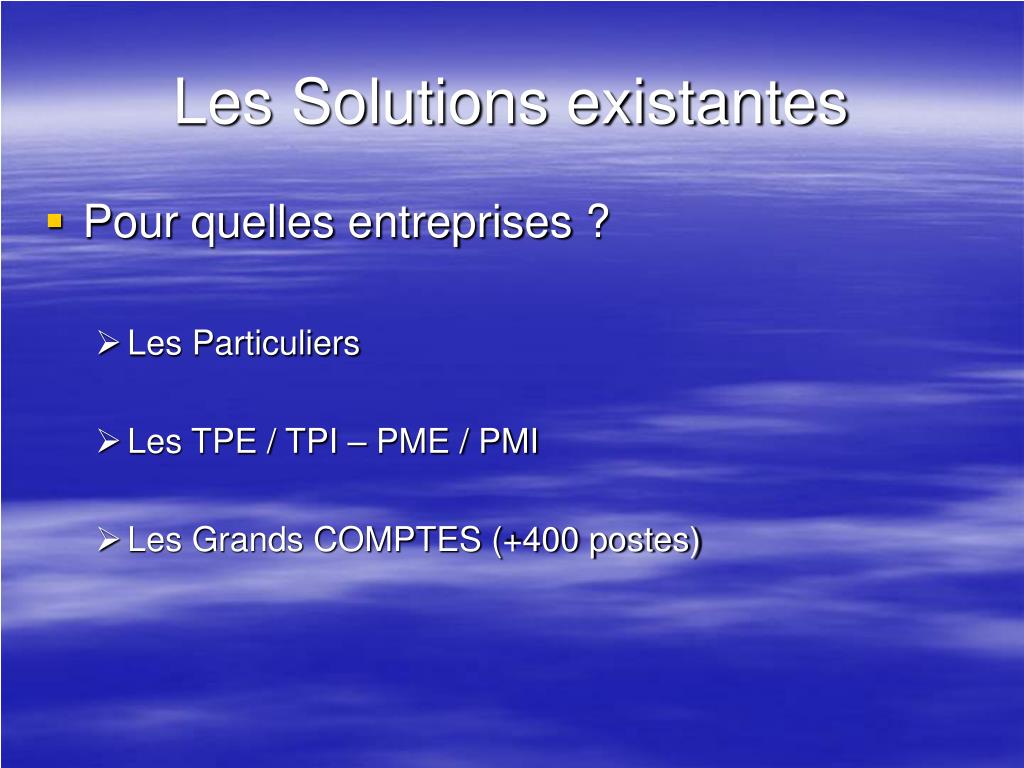 PPT - VOIX sur IP : Quelles solutions pour l’entreprise ? PowerPoint ...