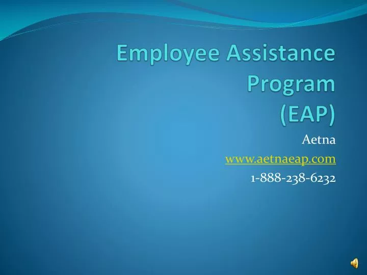 PPT - Employee Assistance Program (EAP) PowerPoint Presentation, free ...