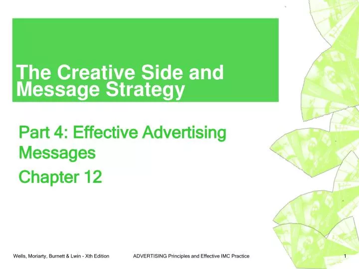 PPT - The Creative Side and Message Strategy PowerPoint Presentation ...