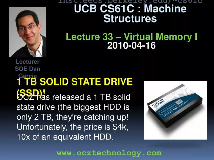 PPT - 1 TB solid state drive (SSD)! PowerPoint Presentation, free ...