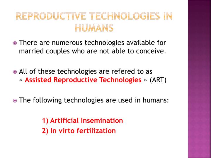 PPT - 4.3 reproductive technologies PowerPoint Presentation - ID:2914864