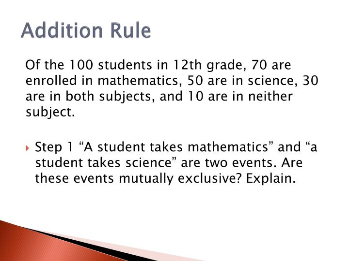 PPT - Mutually Exclusive Events and Venn Diagrams PowerPoint ...