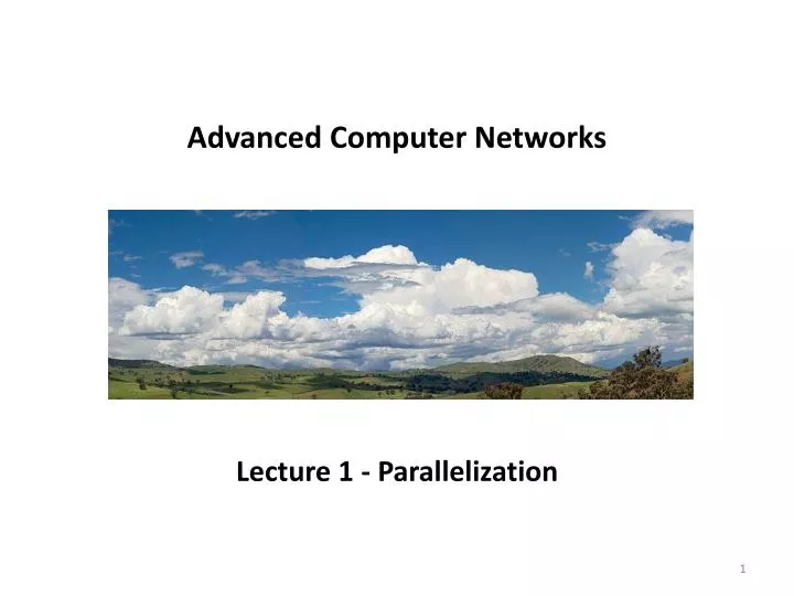 PPT - Advanced Computer Networks PowerPoint Presentation, free download - ID:2915084