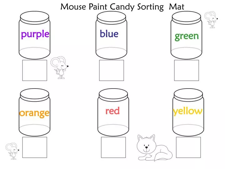 PPT - Mouse Paint Candy Sorting Mat PowerPoint Presentation, free ...