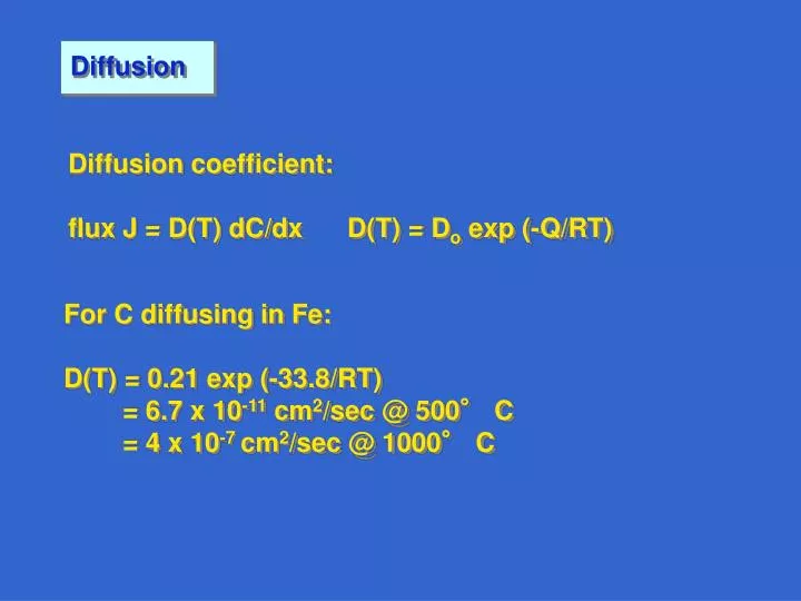 PPT - Diffusion PowerPoint Presentation, free download - ID:2915355