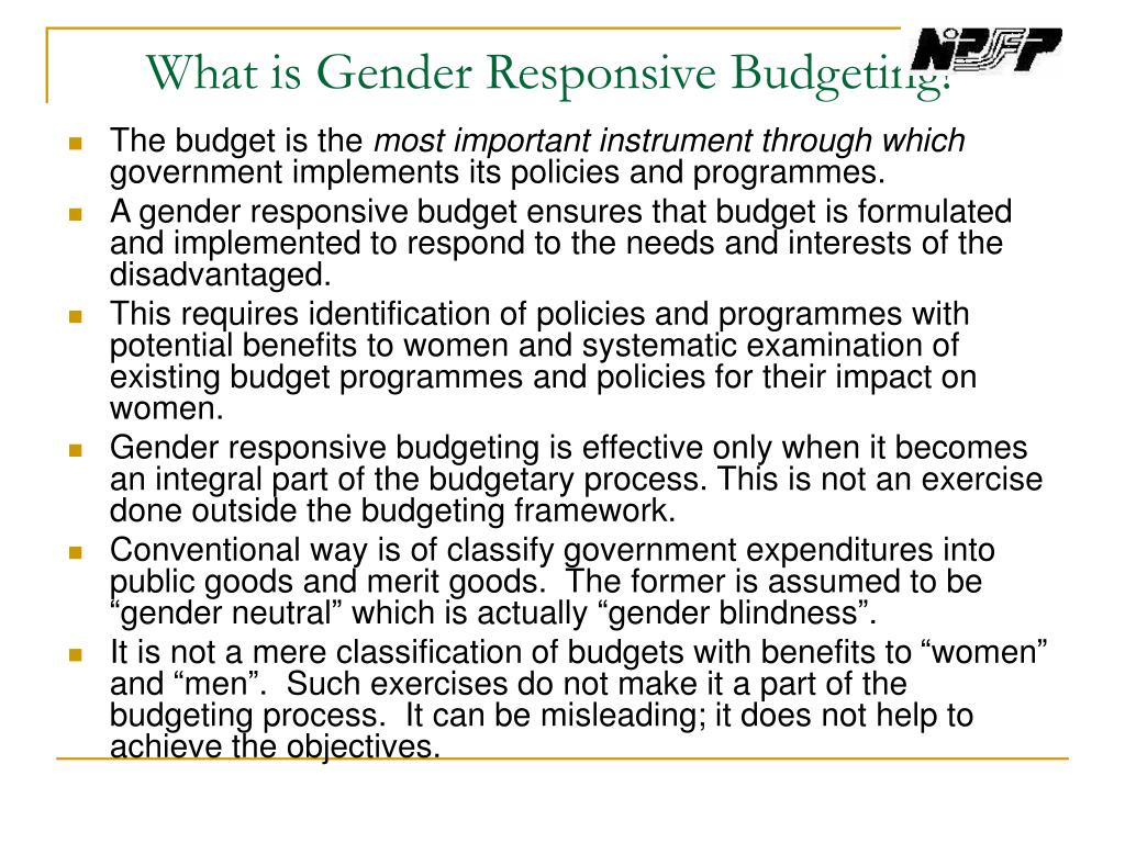 Ppt Gender Budgeting Conceptual Framework Powerpoint Presentation