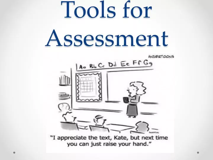 PPT - Technology Tools for Assessment PowerPoint Presentation, free ...